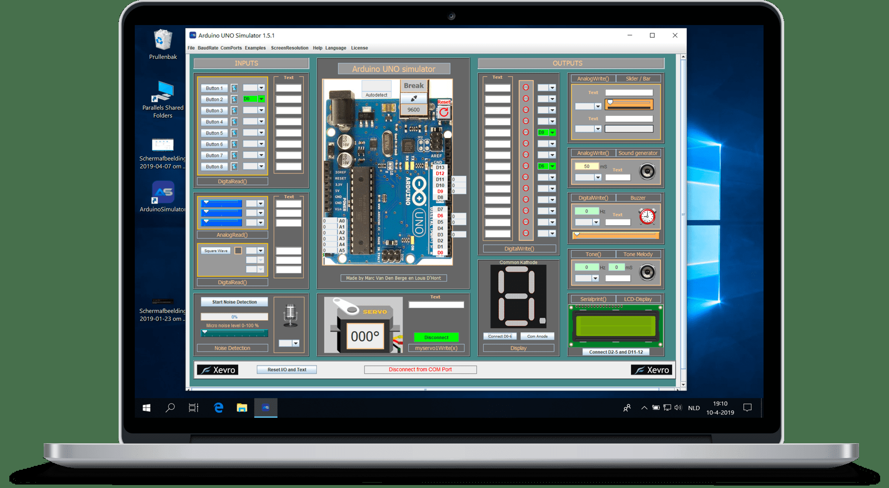 Arduino Simulator 1 7 WindowsProject Profiles Reviews Download Gallery FAQ